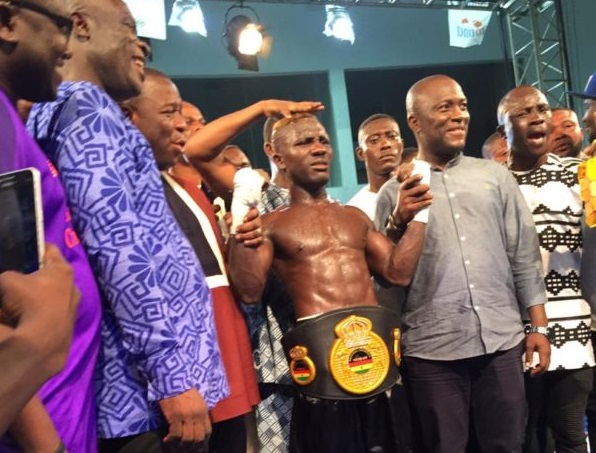 ‘One Bullet’ Ansah humiliates Quaye to win lightweight title - THE ...